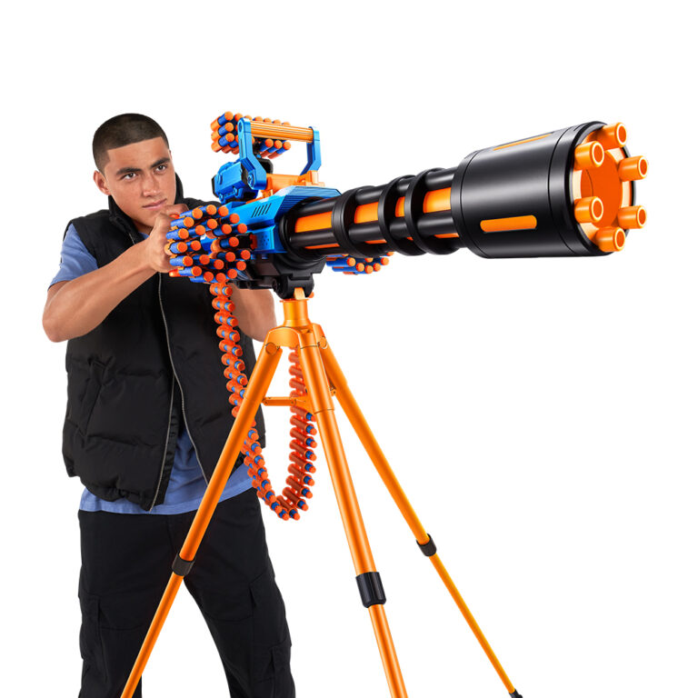 X-Shot Insanity Motorized Rage Fire Gatling Blaster Toy | Toy Triangle