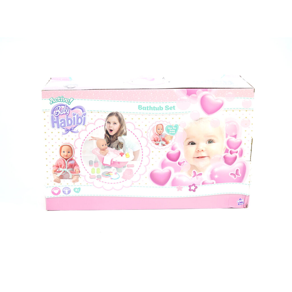 Baby Habibi Active Bathtub 14" Doll Set Toy | Toy Triangle