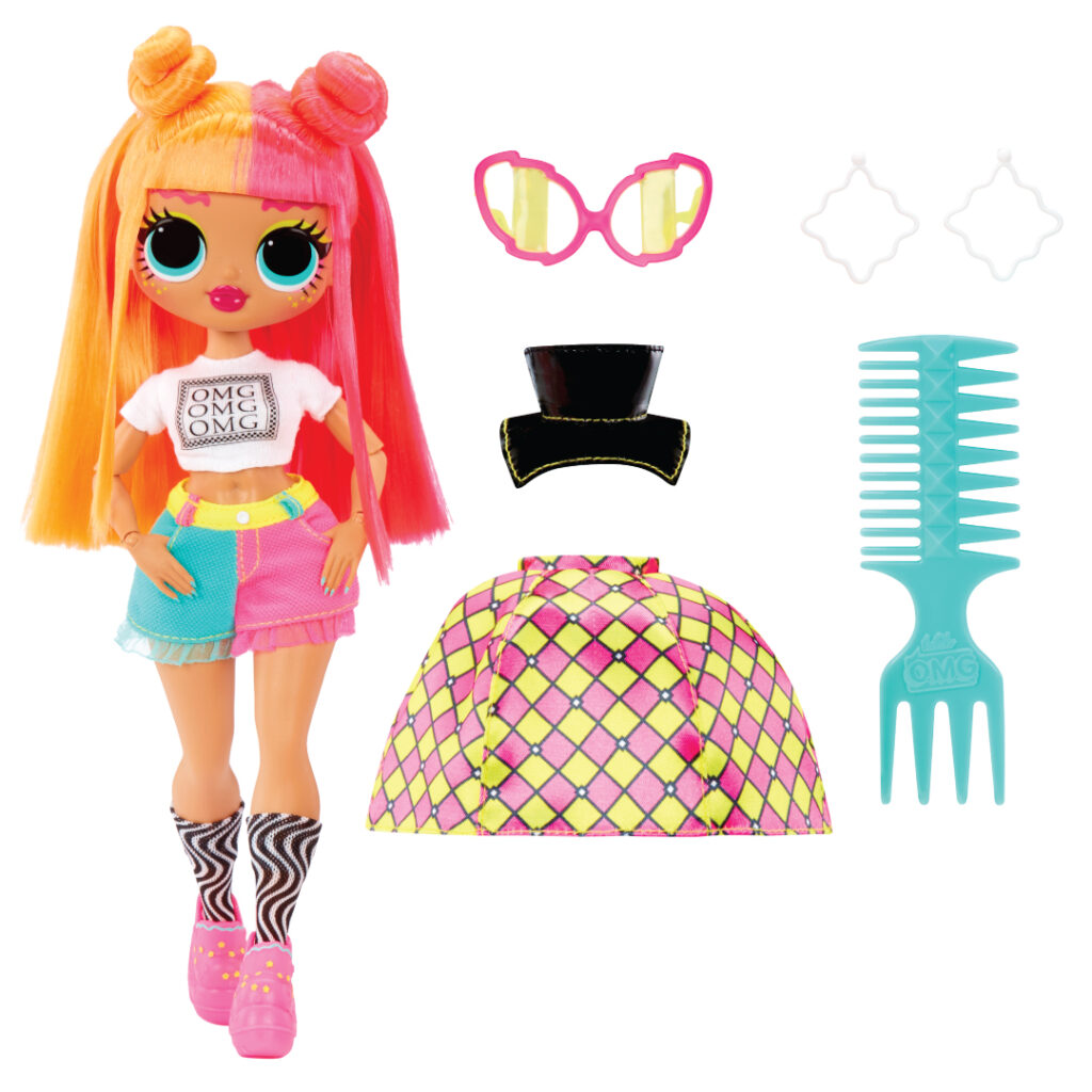 LOL Surprise OMG Neonlicious Fashion Doll with Multiple Surprises Toy ...